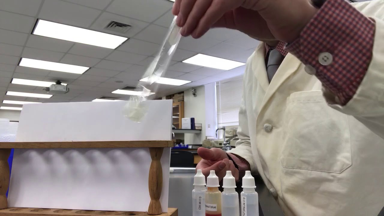 Lab 7 Buffer - solution 11 reaction - YouTube