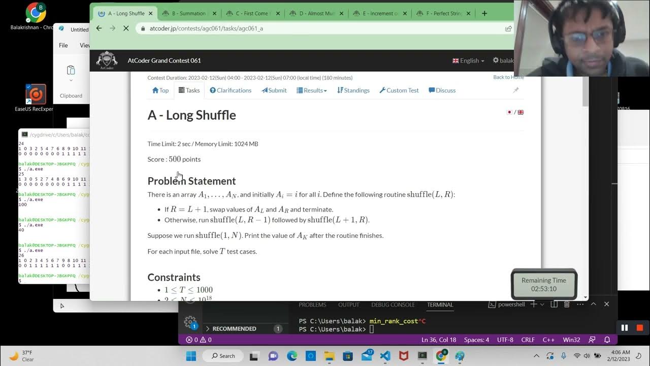 AtCoder Grand Contest 061 - YouTube