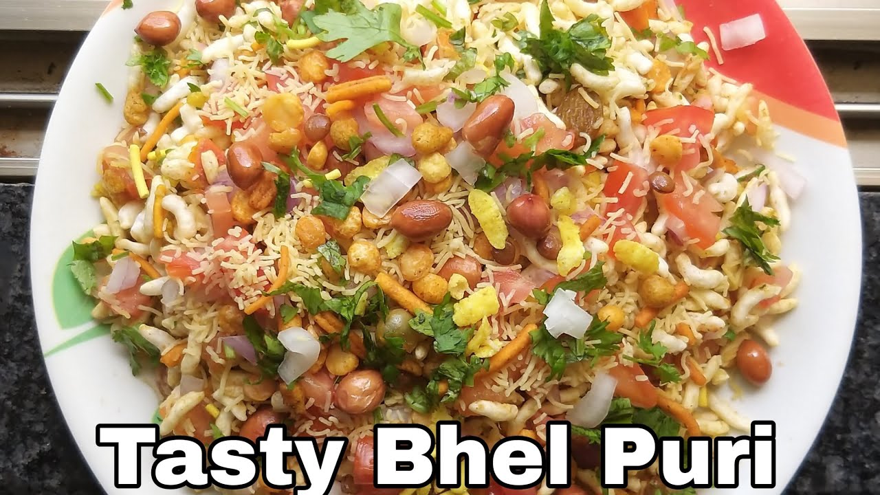 चटपटी, खट्टी, मीठी, Crunchy भेल पूरी Recipe | How to make Murmura Bhel ...