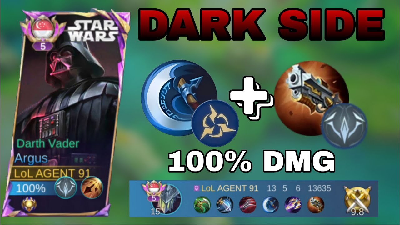 ARGUS JOINED THE DARKSIDE??? | BEST BUILD AND EMBLEM (must try) - YouTube