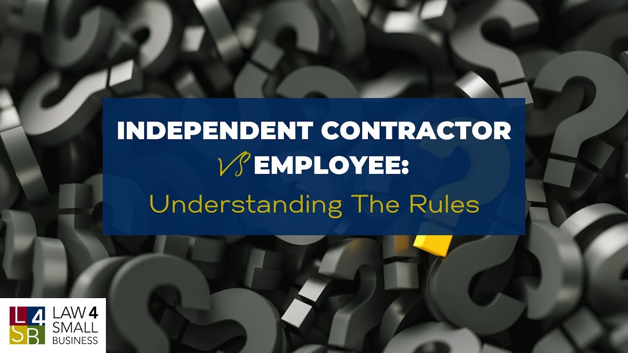 Difference Between Independent Contractor And Employee