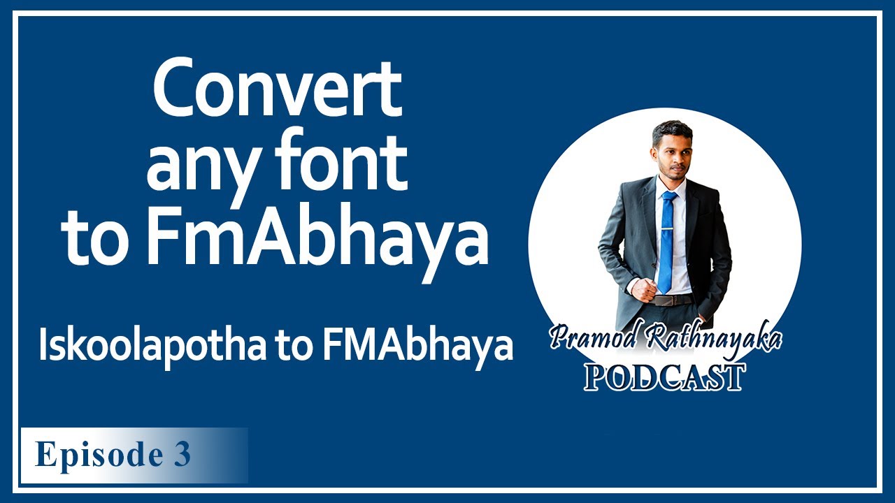How to convert any font to FM Abhaya /2023/whatsapp එකින් එන text ...