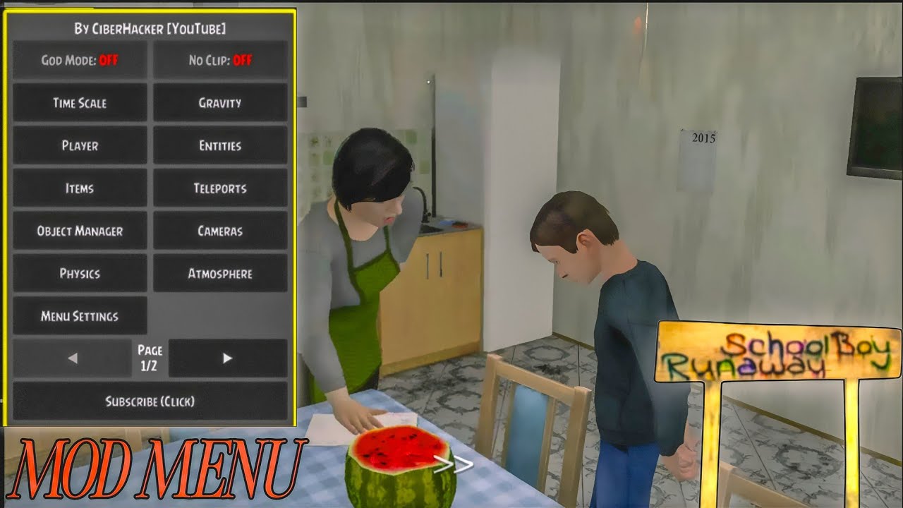 School boy runaway mod menu download v0.351 - YouTube