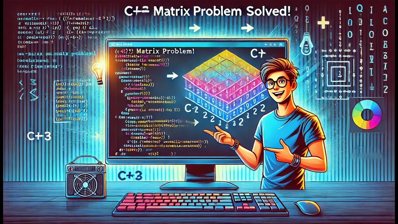 2d Array Problem Solved In C 💥💥 Coding C Cpp Programming Youtube