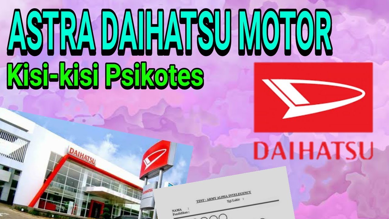 Tahapan Tes Astra Daihatsu Motor - YouTube