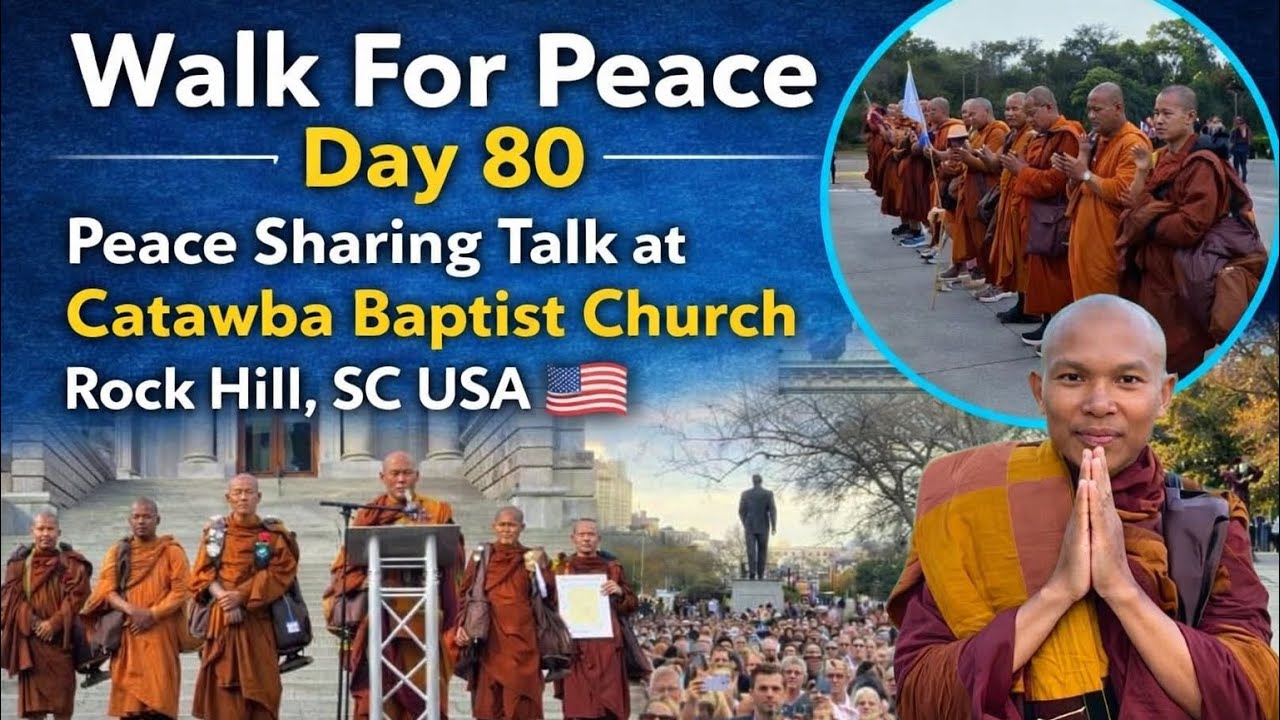 Walk For Peace | Day 80 | Peace Sharing Talk at Catawba Baptist Church ...