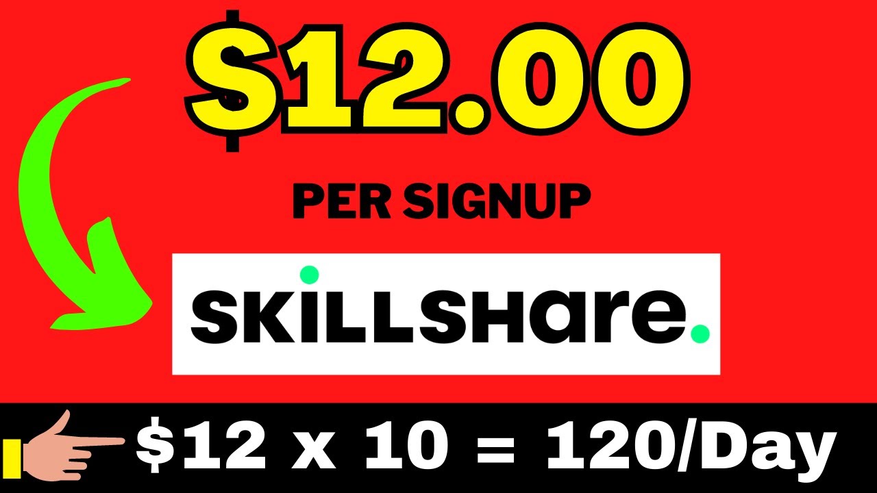 Earn $12/Signup With Skillshare | Skillshare Affiliate Program ( Pay ...