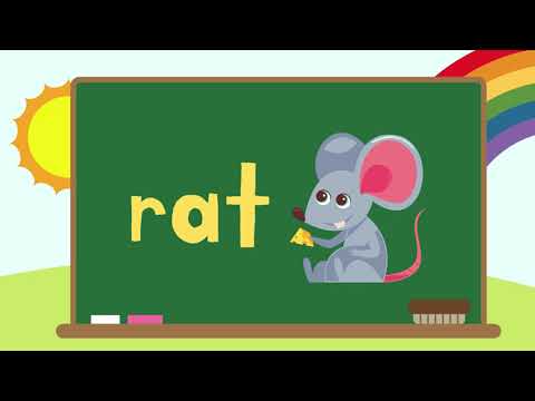 BLENDING SOUNDS Learn to read CVC WORDS at, at, ap with music