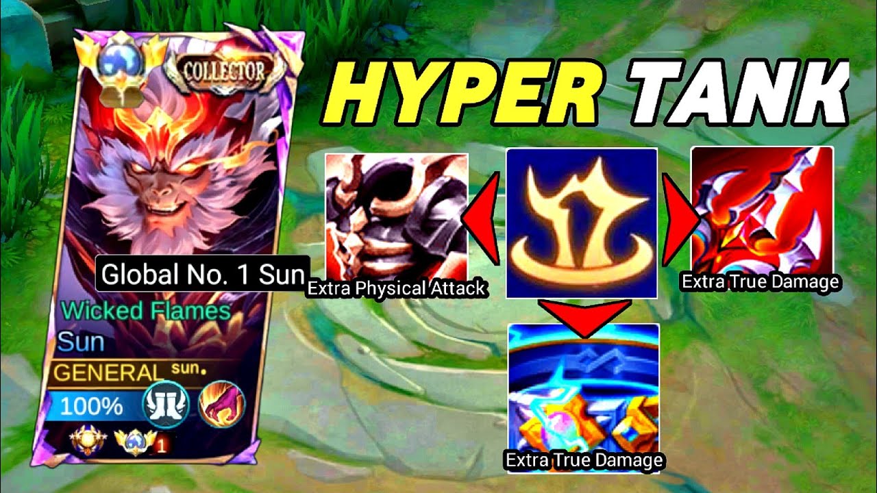 REVAMPED SUN HYPERCARRY TANK BUILD IS WOW!😱 | SUN BEST BUILD AND EMBLEM ...