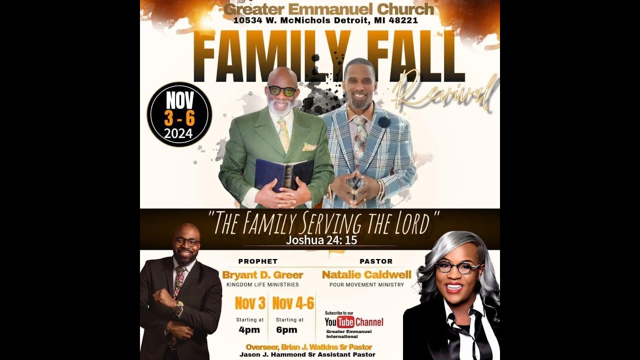 11/5/24 The Fall Family Revival - YouTube