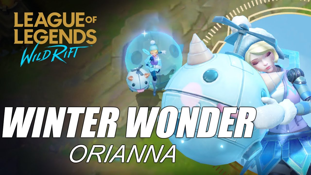 League of Legends: Wild Rift Winter Wonder Orianna Skin Spotlight - YouTube