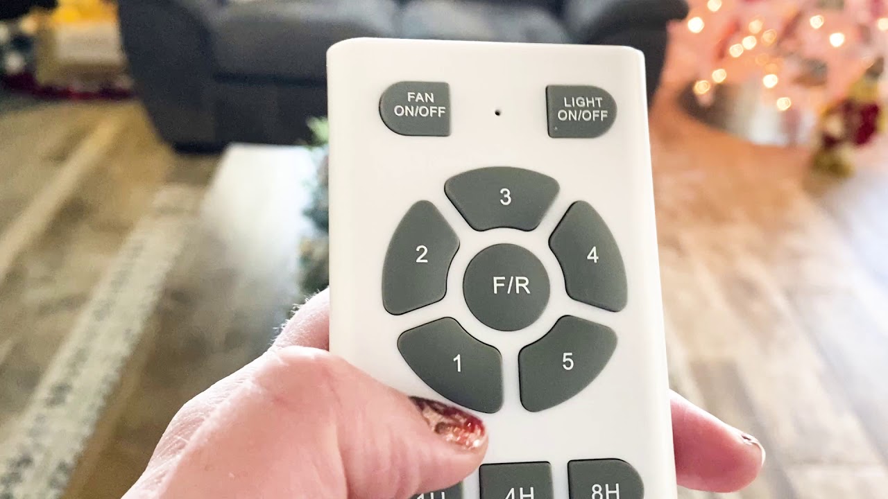 CJOY Ceiling Fan with Light, 3 Reversible Blades, Remote Controls, 5 ...