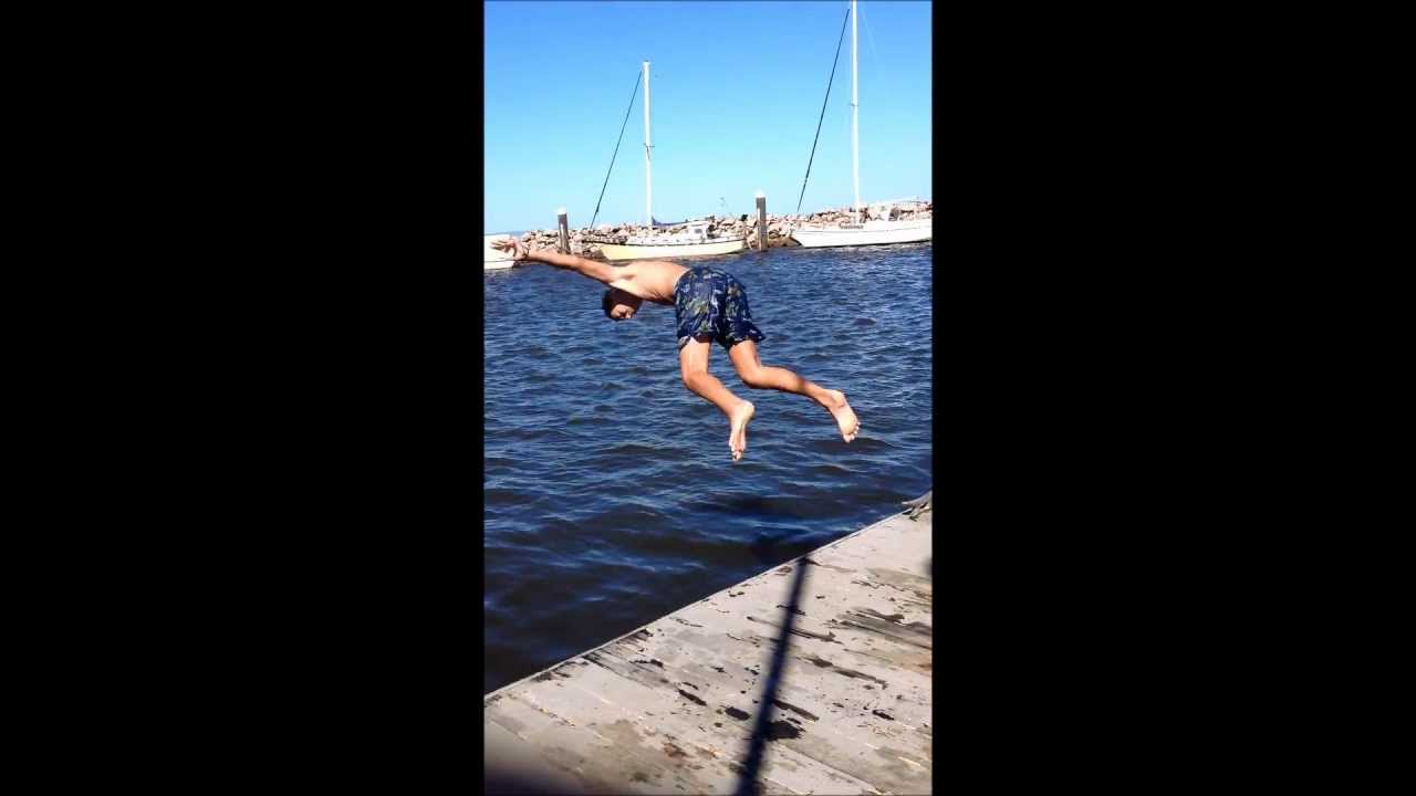 Redcliffe Jetty Jumping - YouTube
