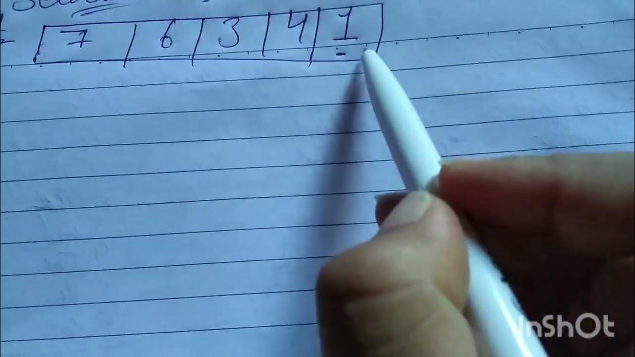 selection sort with example(sorting- algorithm) #cse #gate #exam # ...