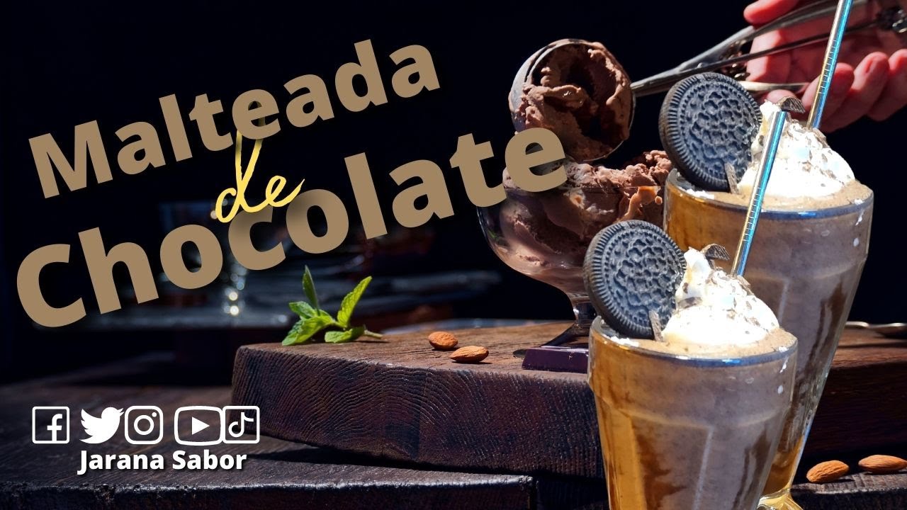 Cómo preparar una deliciosa Malteada de chocolate...... - YouTube