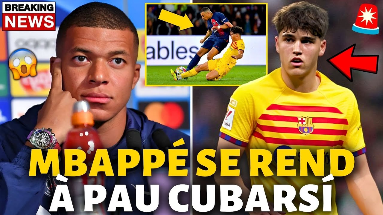 🚨BOMBE! MBAPPÉ SE REND À PAU CUBARSÍ! REGARDEZ CE QU'IL VIENT DE DIRE! ACTUALITÉS DE BARCELONE ...