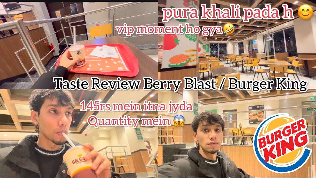 Burger king Berry Blast Shake Review / Taste Review 😎 #burgerking # ...