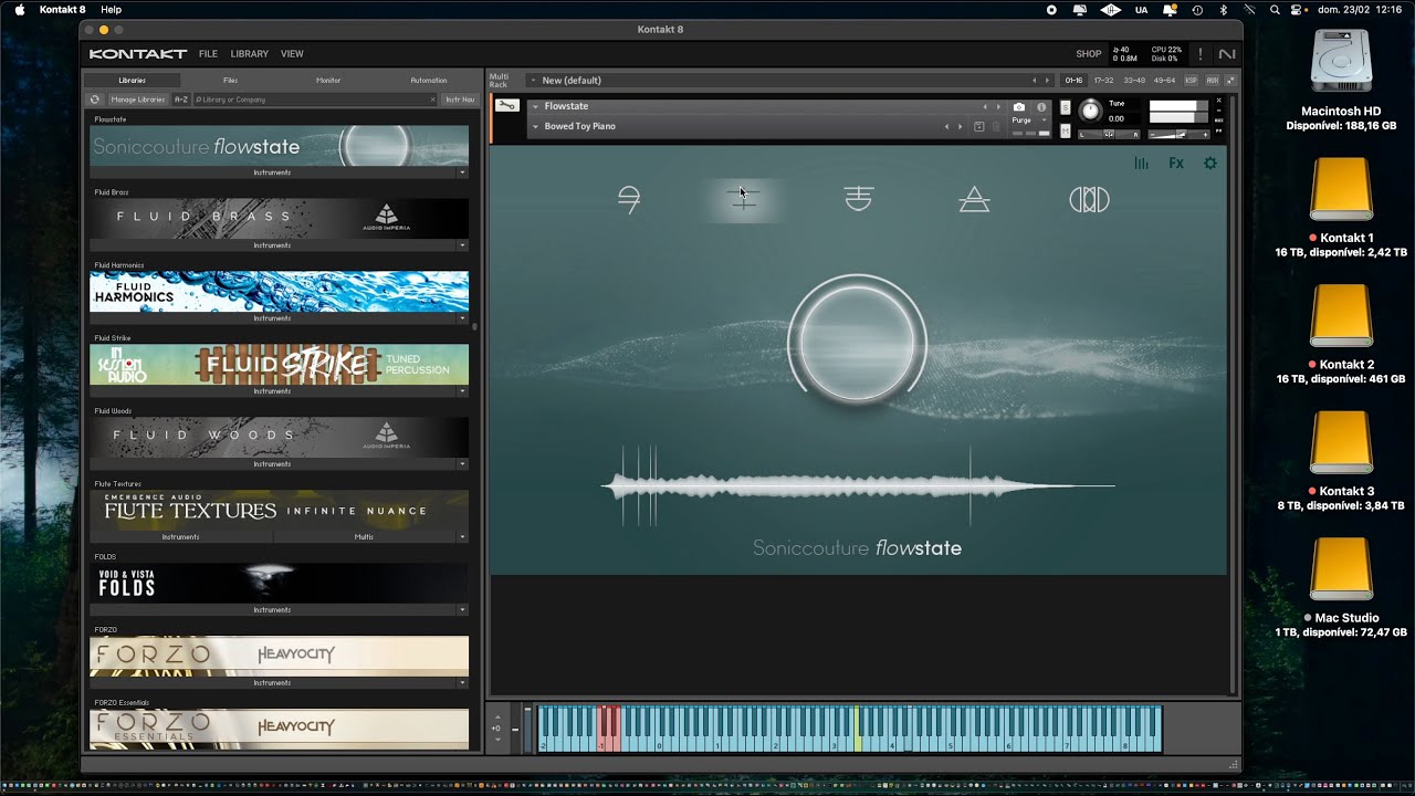 Soniccouture Flowstate para o Kontakt 8 !! Muito Bom !! - YouTube