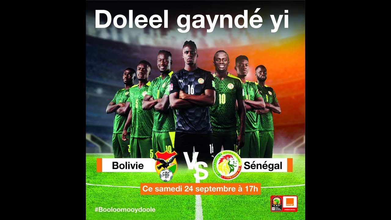 En Direct : Match Amical Sénégal VS Bolivie - YouTube