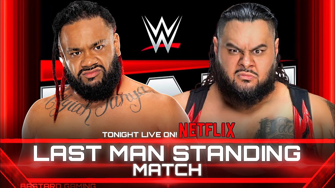 WWE 2K24 | Jacob Fatu VS Bronson Reed - Last Man Standing Match | Raw ...