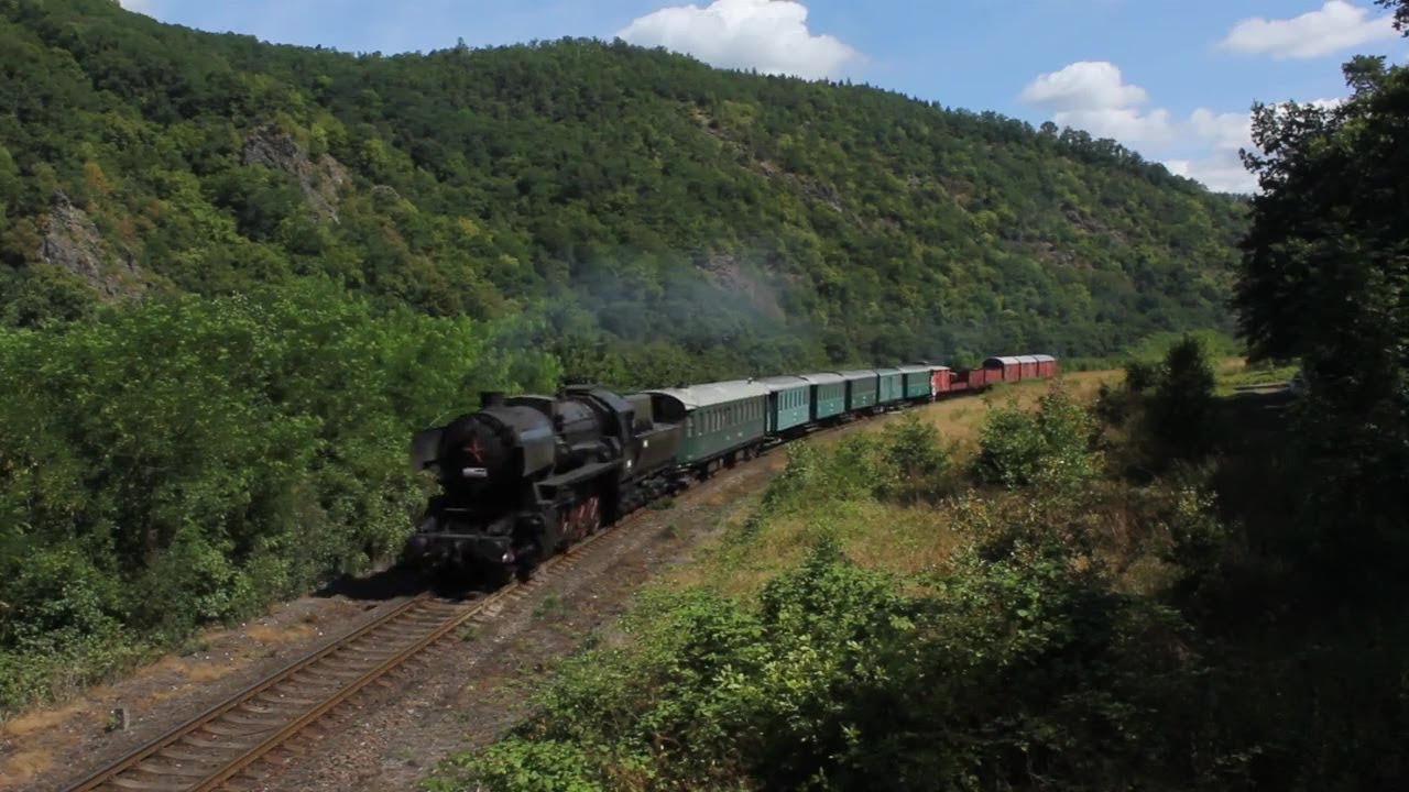 Újezd nad Zbečnem 555.0153/The passage of steam locomotive 555.0153 ...