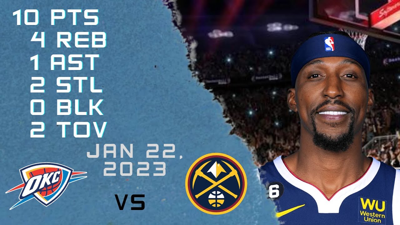 Kentavious Caldwell-Pope NBA Player Highlights 22-01-2023 NUGGETS vs ...