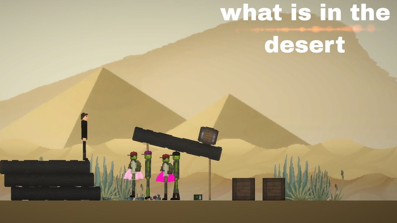 What is in the desert: chapter 1 part 2 melon sandbox story - YouTube