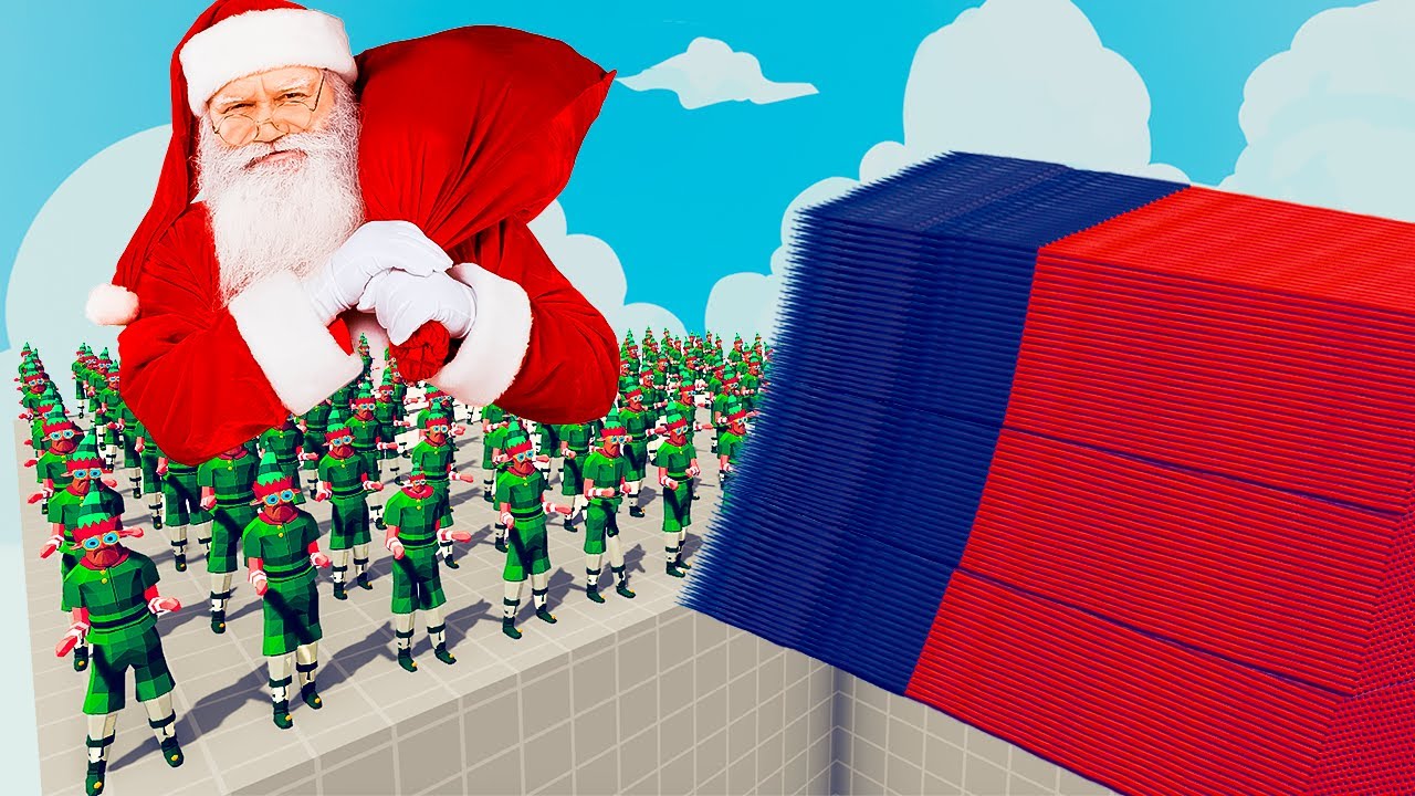 200x ELVES + 1x GIANT SANTA CLAUS vs EVERY GOD - Totally Accurate ...