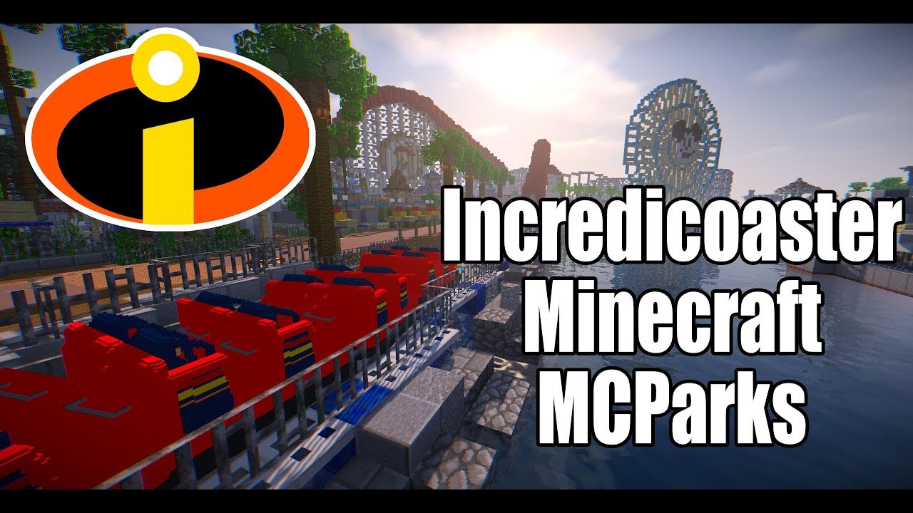 Incredicoaster Minecraft - Full Ride Through | MCParks | Disney ...