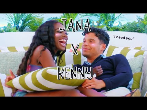 ALL JANA AND KENNY LORE || Love Island USA Season 6 scenepacks
