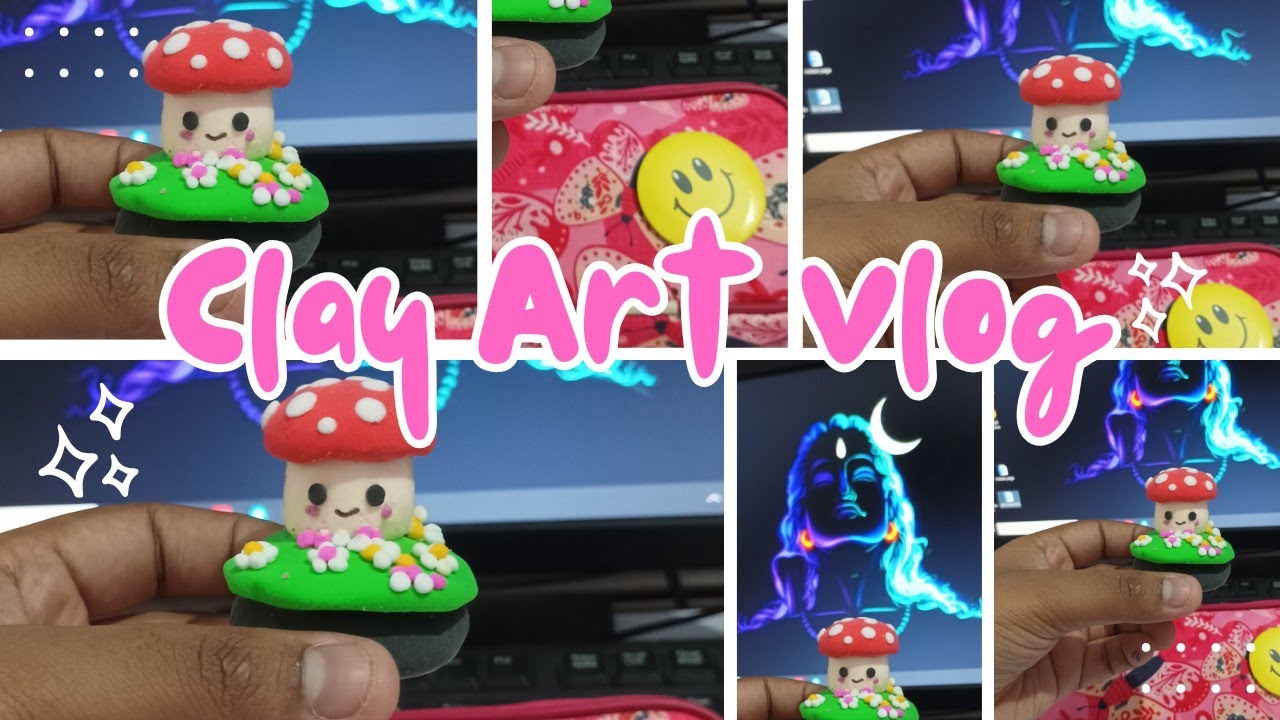 Clay Art Vlog 🔥🎨 #art #clayart #drawing #claycraft - YouTube