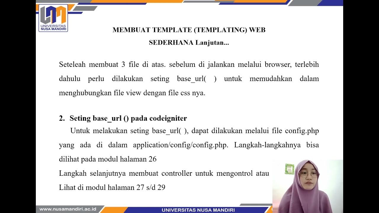682 Web Programming II Pertemuan 4 - YouTube