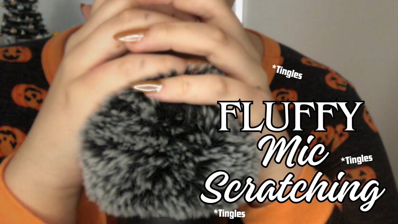 ASMR Fluffy Mic Scratching with Mouth Sounds (Bonus video) - YouTube