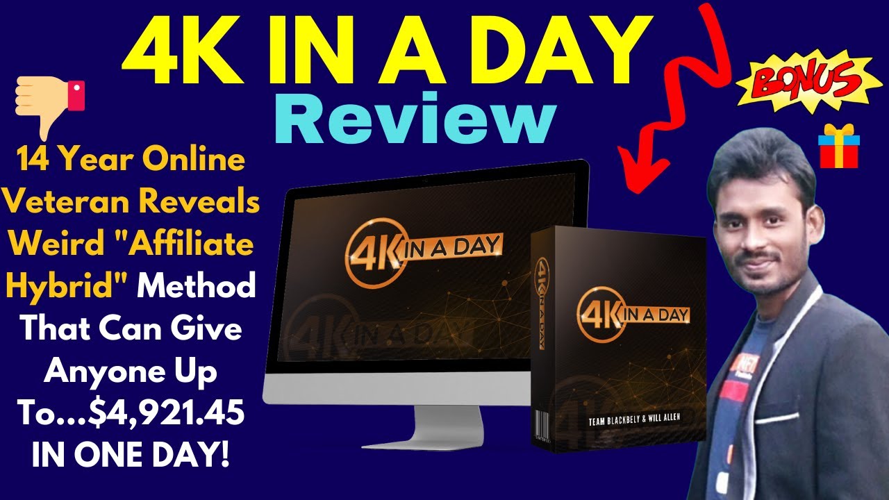 4K IN A DAY Review + Bonuses | $4kInADay is a Simple Money-Making ...