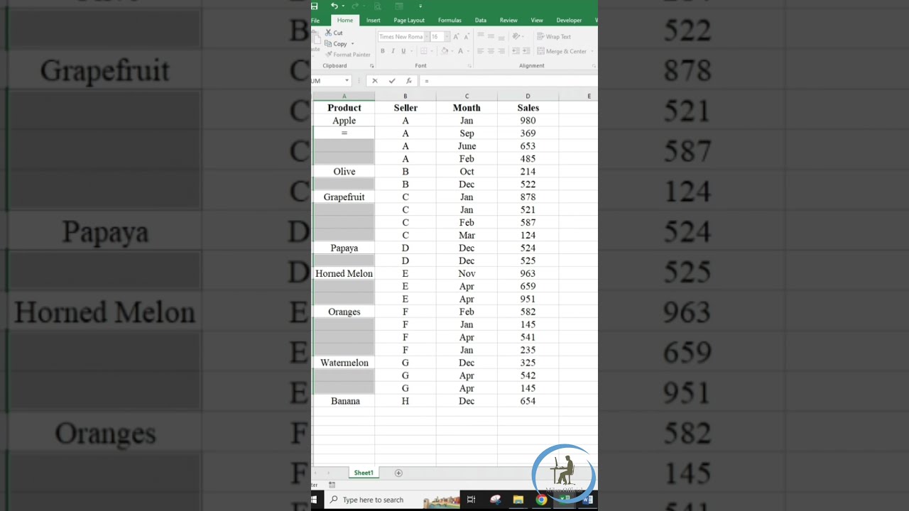 Fill Blank Cells In Excel With Value From Above YouTube Fill Blank Cells In Excel With Value From Above YouTube