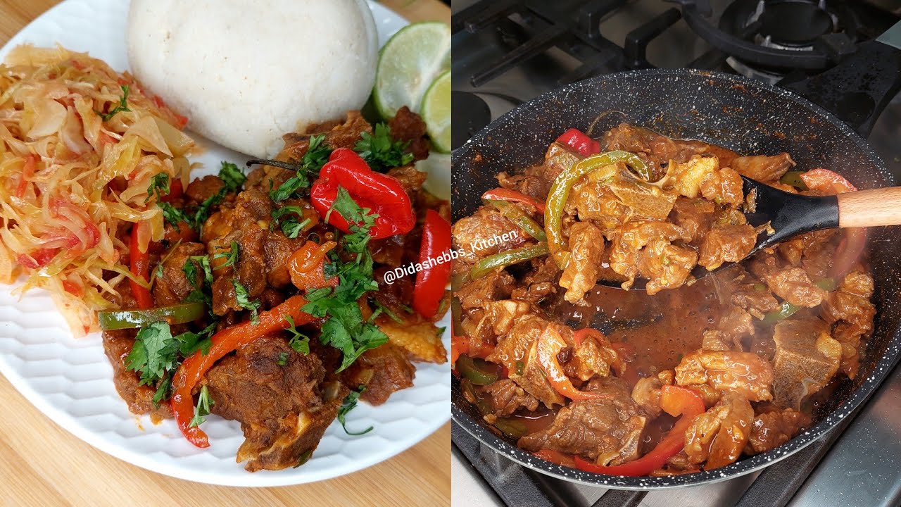 Rosti la nyama ya ng'ombe tamu sana #foodbloggers - YouTube