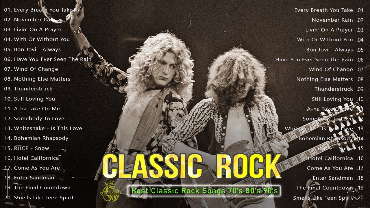The Best Classic Rock Songs | Classic Rock Collection - YouTube Music