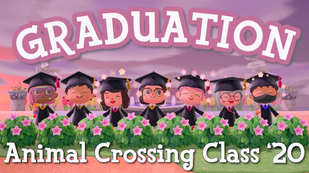Animal Crossing: New Horizons // GRADUATION EVENT (Class of 2020) - YouTube