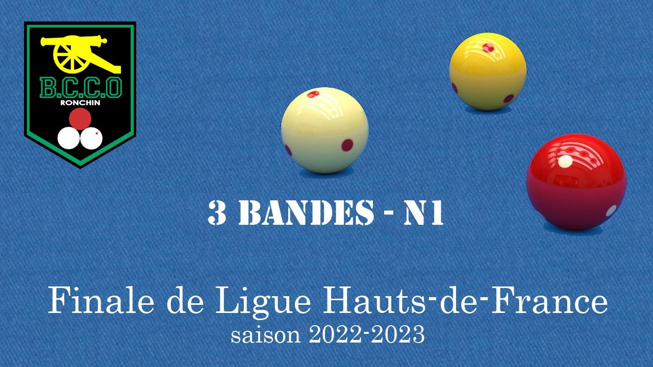 3 Bandes N1 - Finale Hauts-de-France - JONARD Olivier / MARLARD Leopold ...
