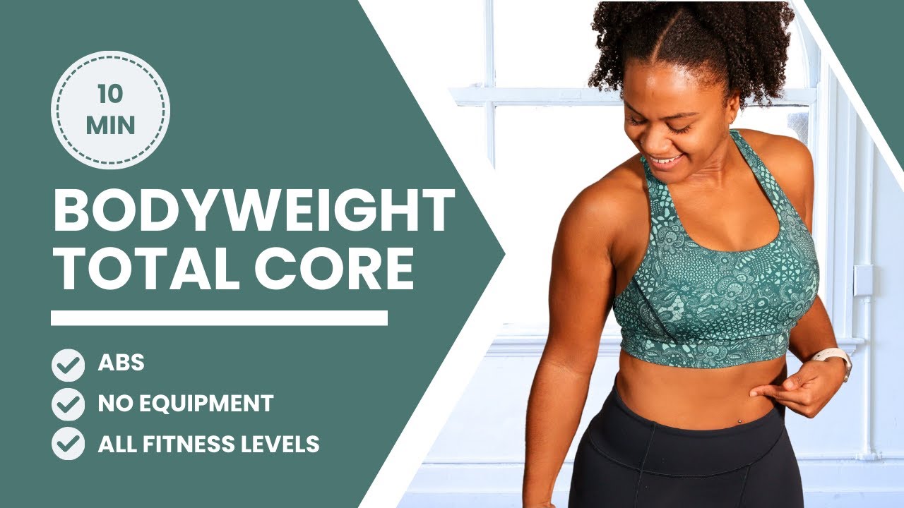 10 Minute Bodyweight Total CORE Workout (PYRAMID STYLE!) - YouTube