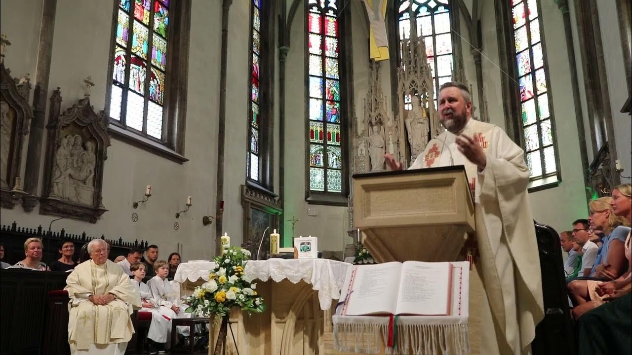 Goldenes Priesterjubiläum Hr. Pfarrer i.R. Msgr. Johann Zarl - Predigt - YouTube