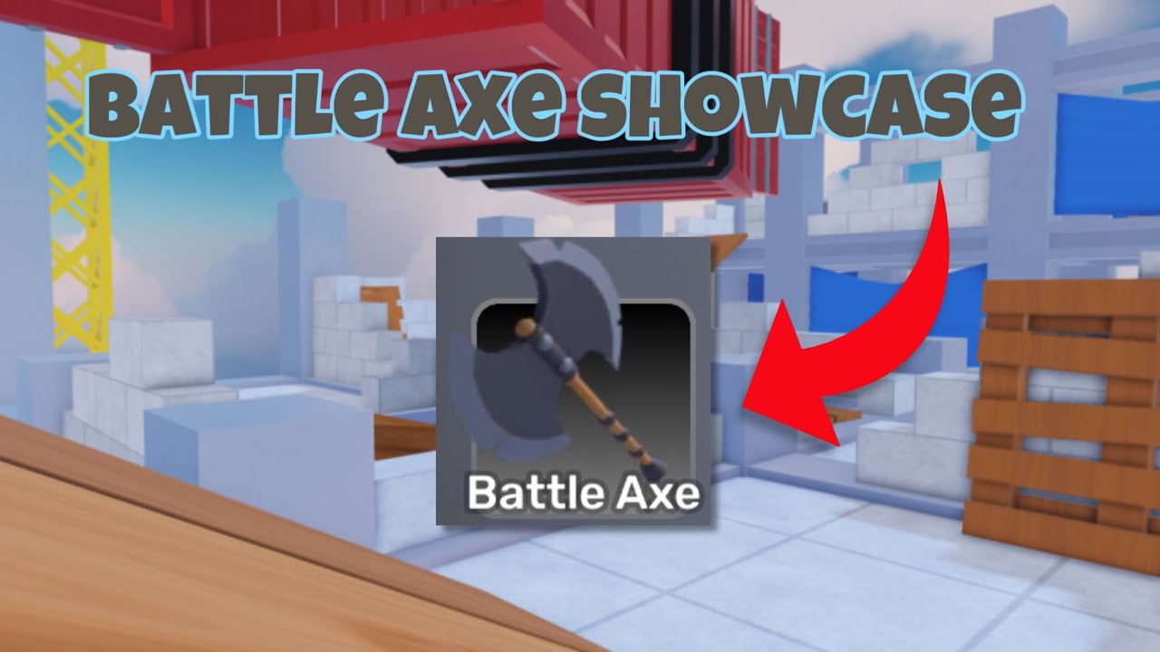 NEW BATTLE AXE WEAPON SHOWCASE (Roblox Rivals) - YouTube