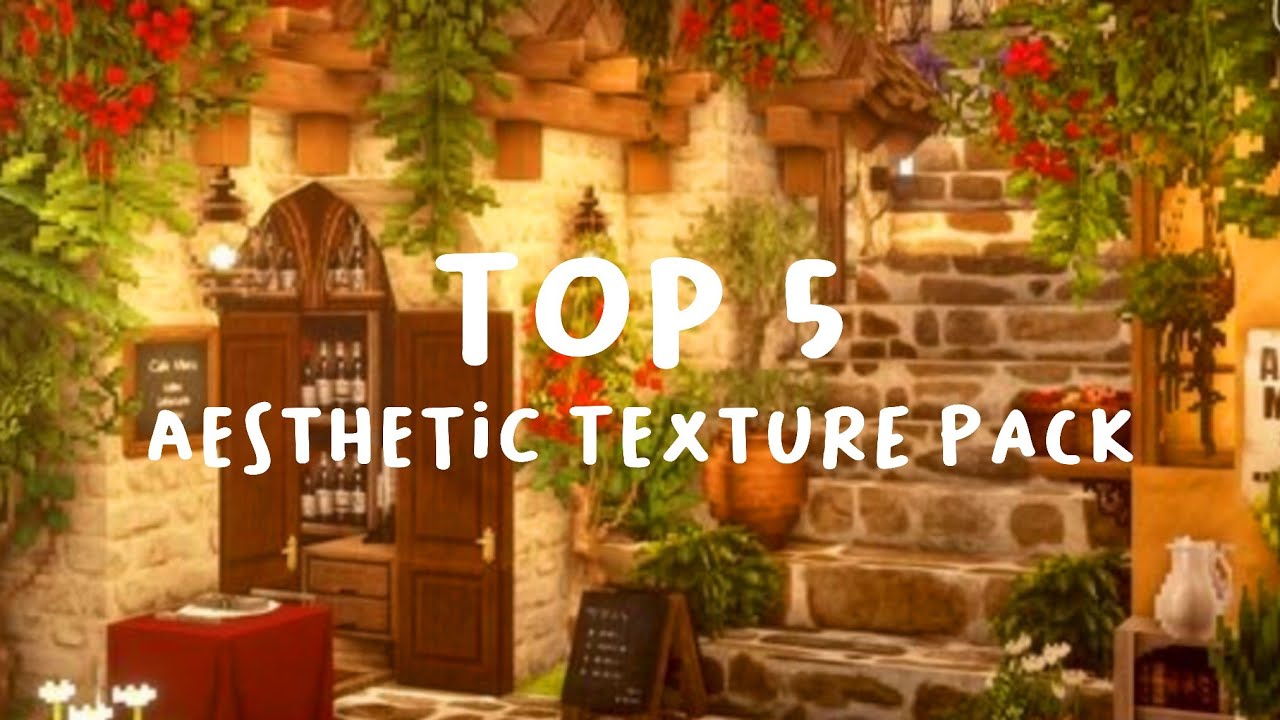 TOP 5 aesthetic texture pack ⚗️ Minecraft - YouTube