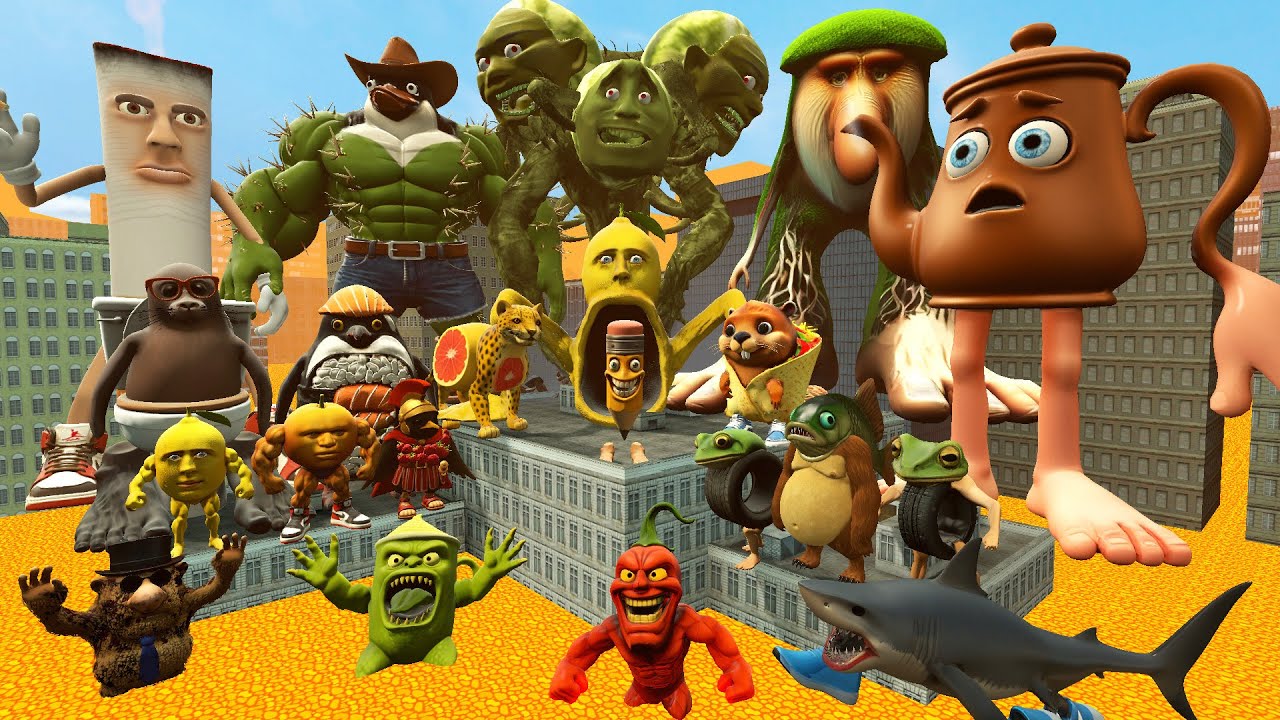 Kami Ubah Dunia Gmod Menjadi Kuburan Massal untuk Brainrot Italian dan ...