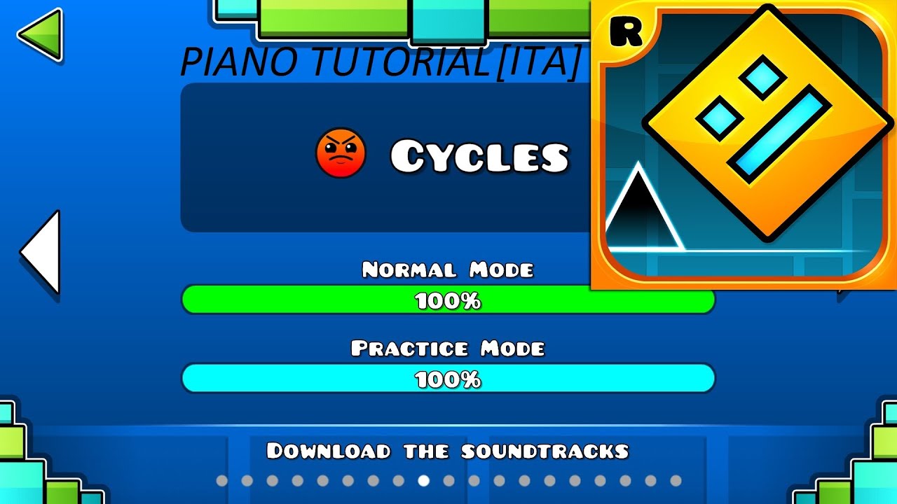Cycles DJVI PIANO TUTORIAL [ITA] - YouTube