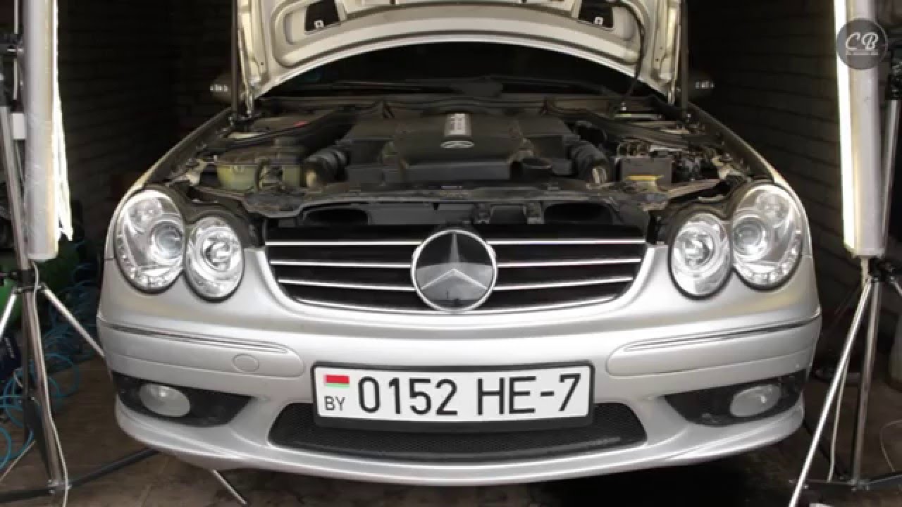 Mercedes-Benz CLK 500 V8 "Пятисотка" - ТО и ремонт C209 M113 - 2 недели ...