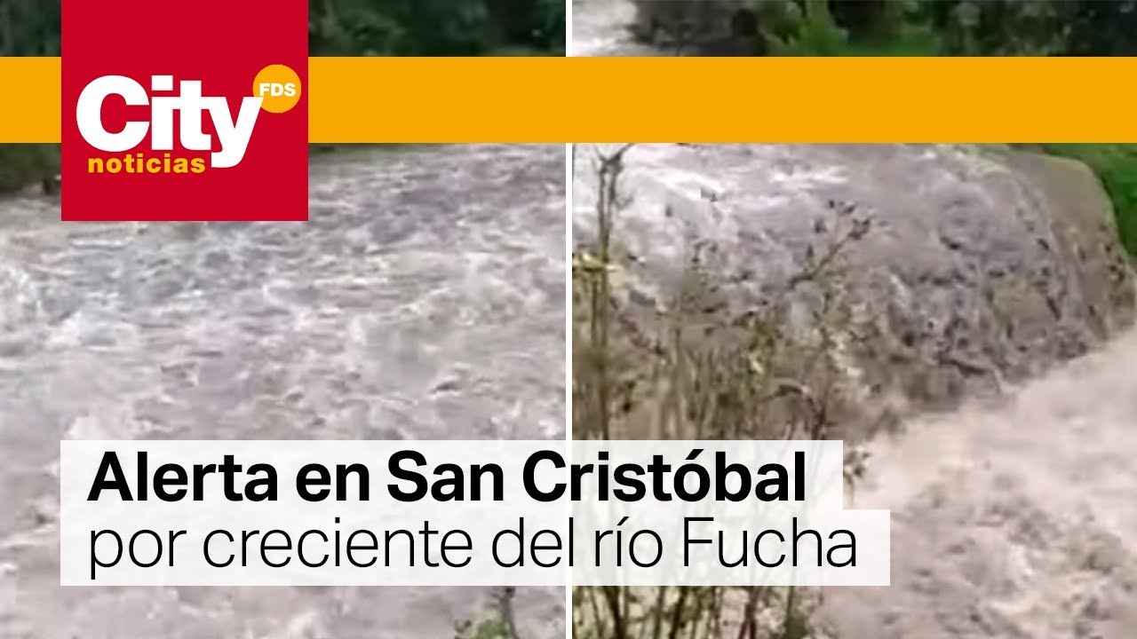 Preocupación por la creciente del río Fucha en la localidad de San ...