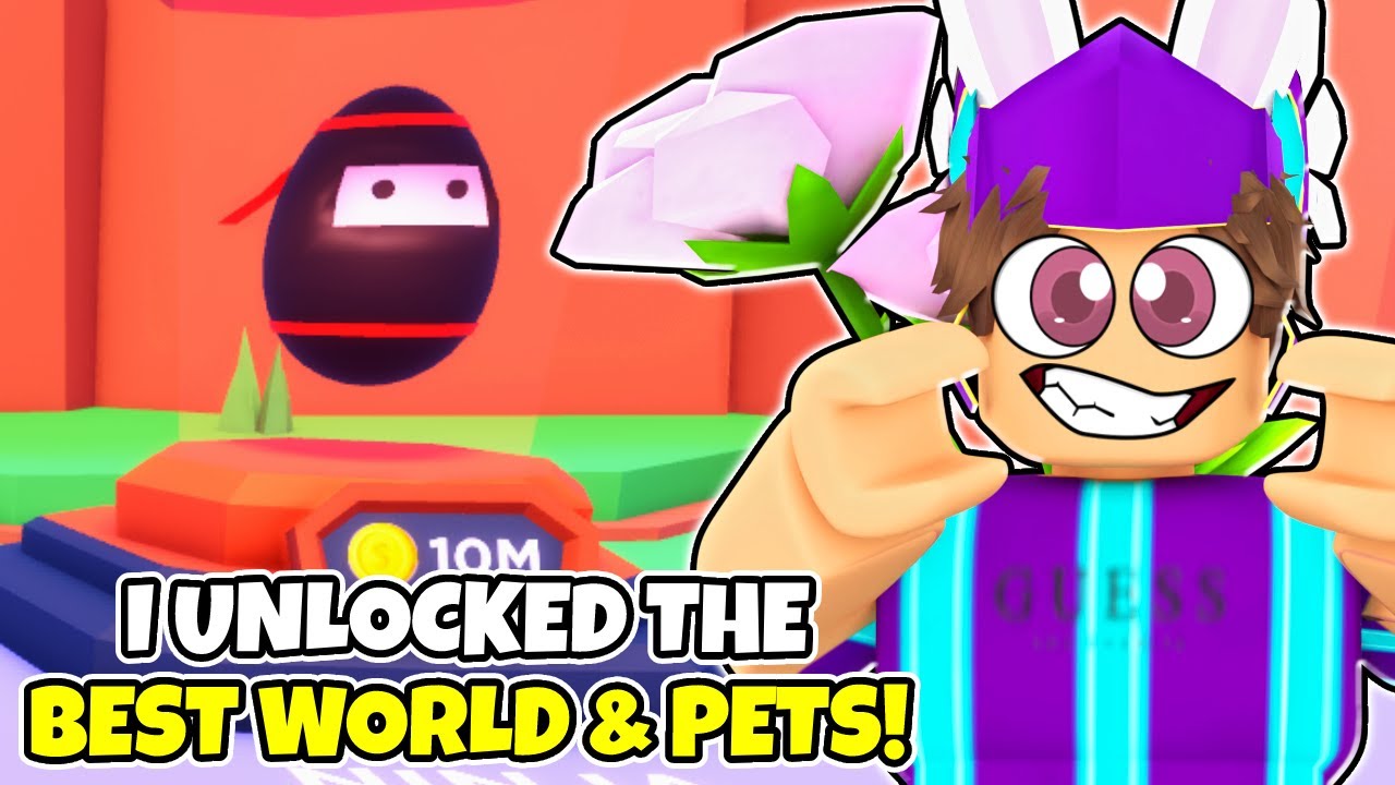 I Unlocked The LAST WORLD & PETS In Roblox Free Hatchers... - YouTube