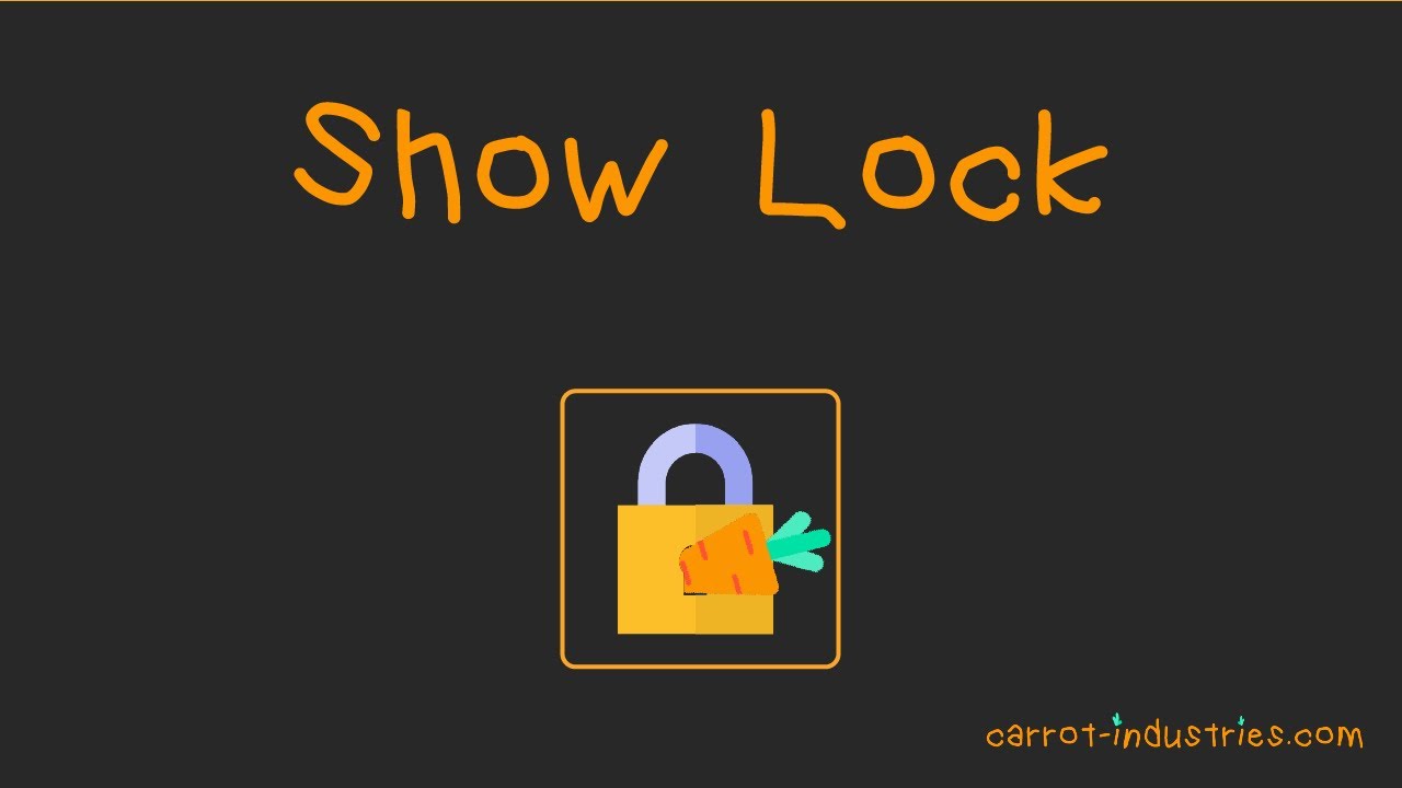 Show Lock - YouTube