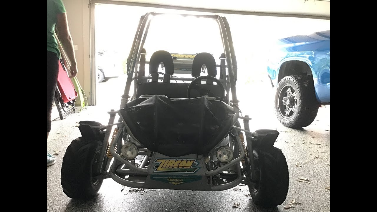 Fox Zircon 150cc go kart ride and review - YouTube
